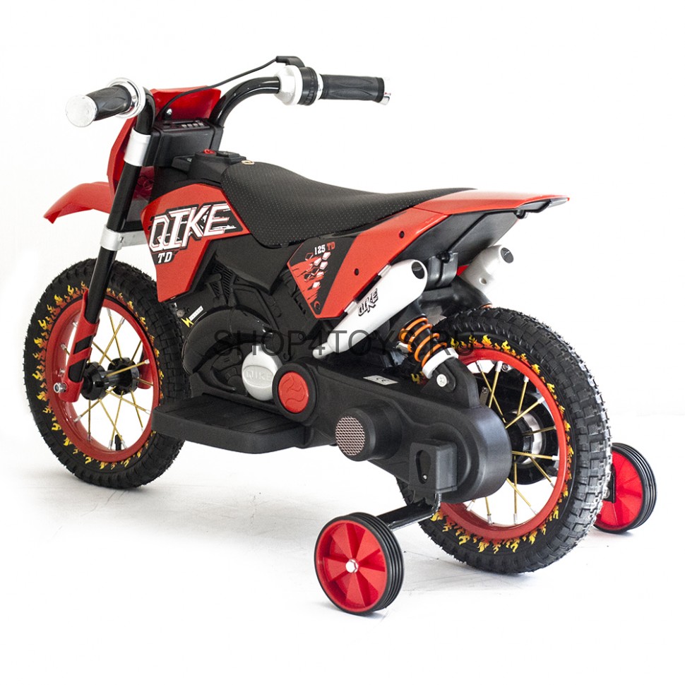 Детский кроссовый электромотоцикл Qike TD Red 6V - QK-3058-RED купить в ...
